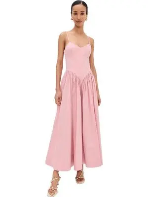 Hemant & Nandita Corseted Maxi Dress - Pink