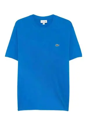 Lacoste Logo-detail Cotton T-shirt - Blue