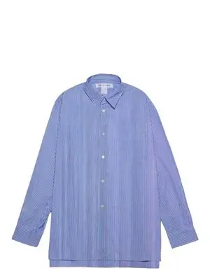 Comme Des Garçons Stripe Pocket Shirt - Blue