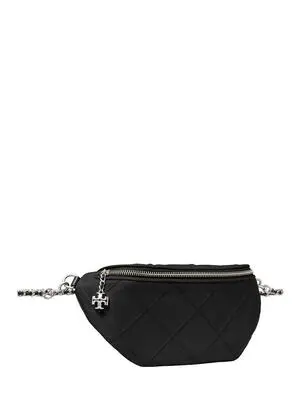 Tory Burch Fleming Nylon Belt Bag - Black