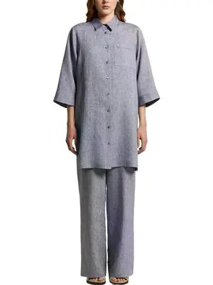 Peserico Linen Shirt - Blue