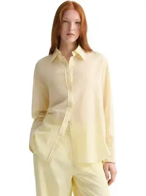 TWP Cotton Silk Organza Big Joe Shirt Flan