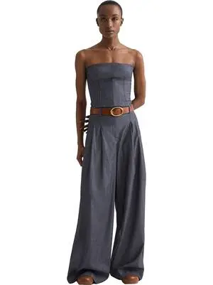 TWP Next Didi Lightweight Viscose Wool Pant Medium Indigo