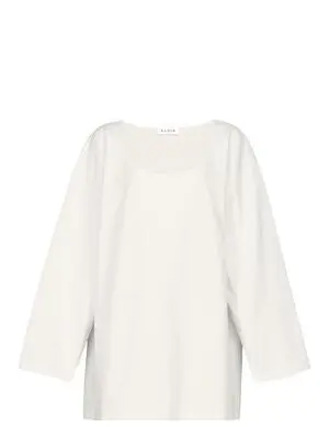 Alaïa Loose-fitting Cotton T-shirt - White