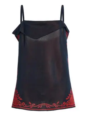 HIGH SPORT Jess Knit Top - Navy