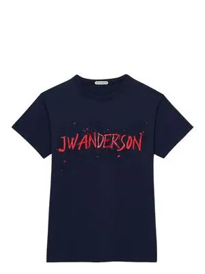 JW Anderson T-shirt With Logo - Blue