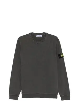 Stone Island Cotton Crewneck Sweatshirt - Black