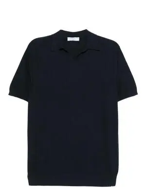 Boglioli Cotton Polo Shirt - Black