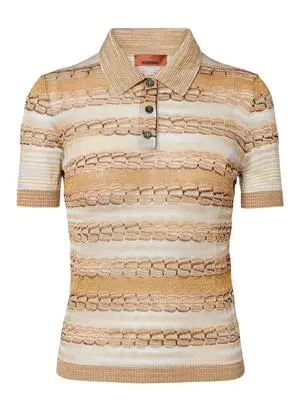 MISSONI Lamé Polo Shirt