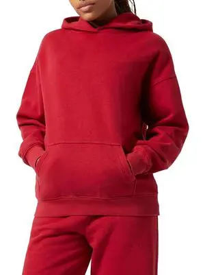PACSUN Core Fleece Pullover Hoodie - Red