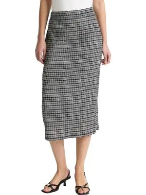 Vince Midi Skirt - Eclipse Combo