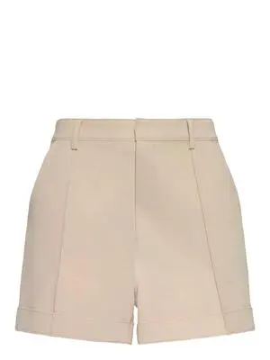 Cinq À Sept Cuffed Tailored Shorts - Neutrals