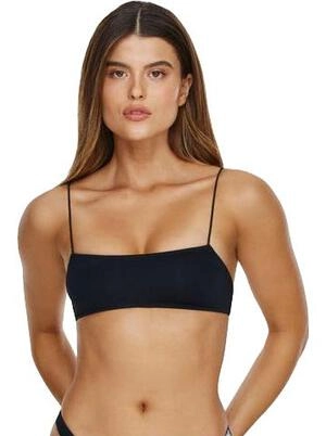 GOTTEX Midnight Scoop Neck Bikini Top - Black