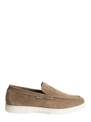 Barbour Suede Carty Loafers Beige