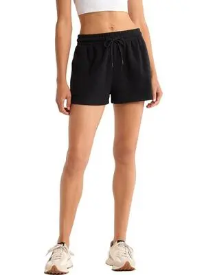 Zella French Terry Shorts - Black