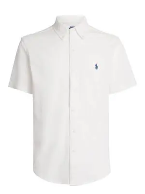 Polo Ralph Lauren Cotton Short-sleeve Featherweight Mesh Shirt - White