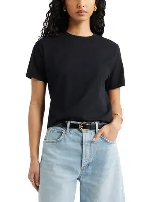 OPEN EDIT Boyfriend T-Shirt Black