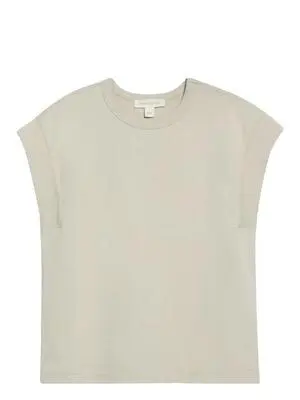 Treasure & Bond Drop Shoulder T-shirt - Beige Silver