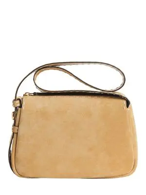 Tory Burch Small Romy Shoulder Bag - Beige