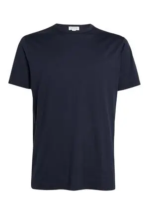 Sunspel Supima Cotton Classic T-shirt - Navy