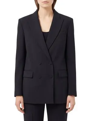 Federica Tosi Double Breasted Jacket - Black