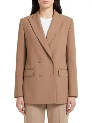 Federica Tosi Federica Tosi Double Breasted Blazer Brown