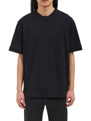 PAOLO PECORA Cotton T-shirt - Black