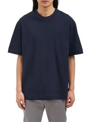 PAOLO PECORA Cotton T-shirt - Blue