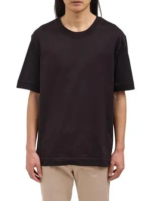 PAOLO PECORA Cotton T-shirt - Green