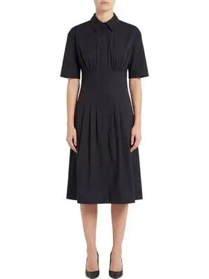 SEMICOUTURE Shirt Dress - Black
