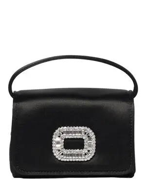 ROGER VIVIER Embellished Mini Bag - Black