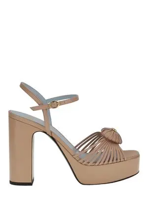 Valentino Garavani Platform Heeled Sandals - Nude