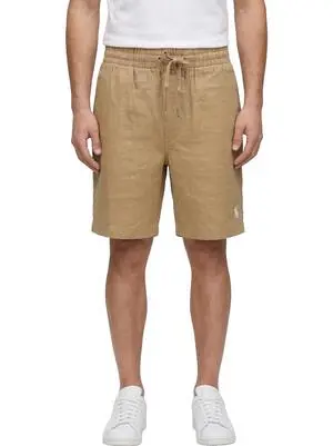 Polo Ralph Lauren Linen Jogging Shorts - Brown
