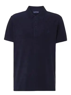 Vilebrequin Cotton-blend Terry Polo Shirt - Blue