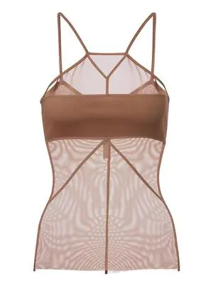 Rick Owens Semi-sheer Top - Brown