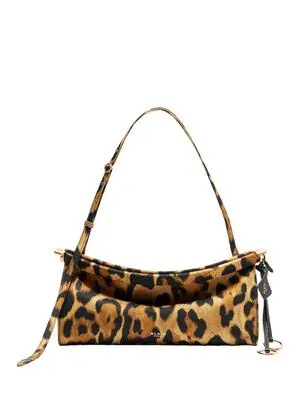 Alaïa Alaïa Le Click East West Shoulder Bag Brown