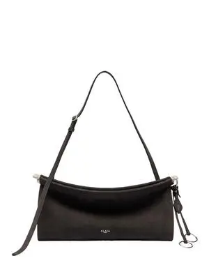 Alaïa Alaïa Le Click East West Shoulder Bag Grey