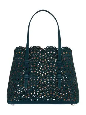 Alaïa Le Mina 25 Vienne Wave Tote Bag - Blue