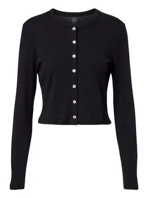 LESET Nando Cotton Cardigan - Black