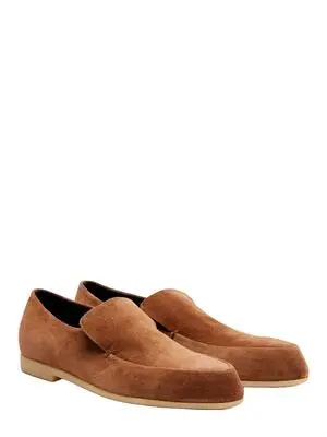 JIL SANDER Suede Loafers - Brown