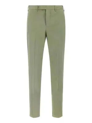 PT TORINO Master Pressed-crease Trousers - Green