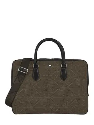 Montblanc 4810 Jacquard Thin Document Case - Khaki