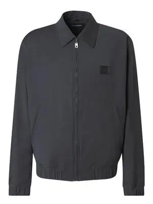 Dolce & Gabbana Wool-blend Blouson Jacket - Grey