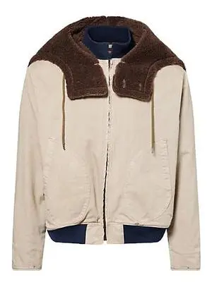 A.PRESSE Vintage Us Navy Deck Cotton Jacket - Beige