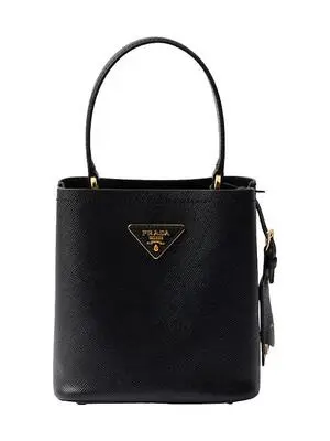 Prada Prada Panier Saffiano Leather Mini Bag Black