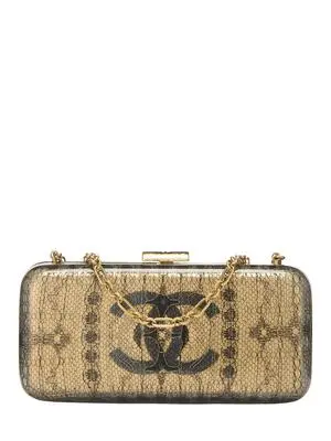 CHANEL Acrylic Lace Minaudière