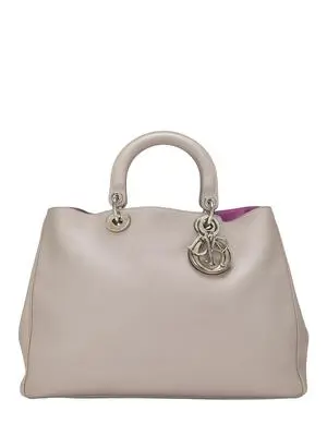 Dior Diorissimo Top Handle Bag - Grey