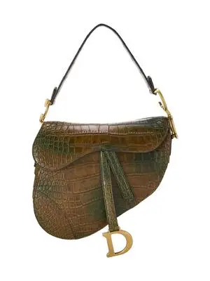 Dior Saddle Bag With Logo Hardware Multi