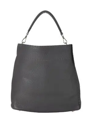 FENDI Leather Selleria Hobo Bag
