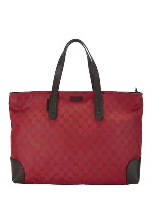 GUCCI GG Supreme Web Loop Tote Large